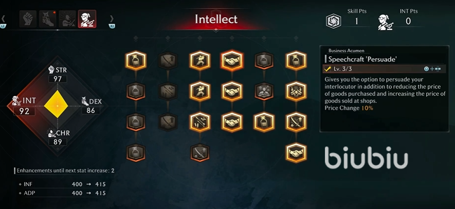 浪人崛起加点推荐哪些属性 浪人崛起加点系统分析及技巧详解_biubiu加速器