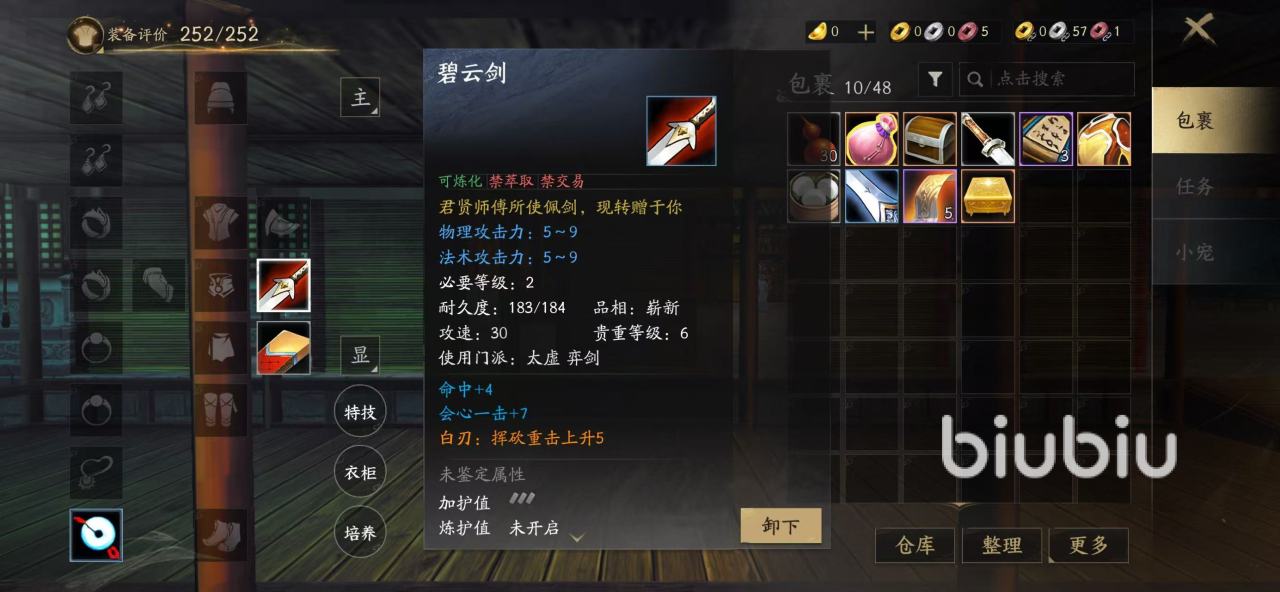 天下万象碧云剑能力详解：技能效果、实战表现与使用技巧_biubiu加速器